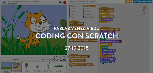 Coding con Scratch - FABLABVENEZIA